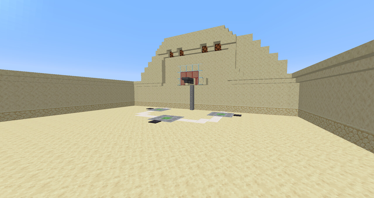 Singleplayer Basketball Minecraft Map
