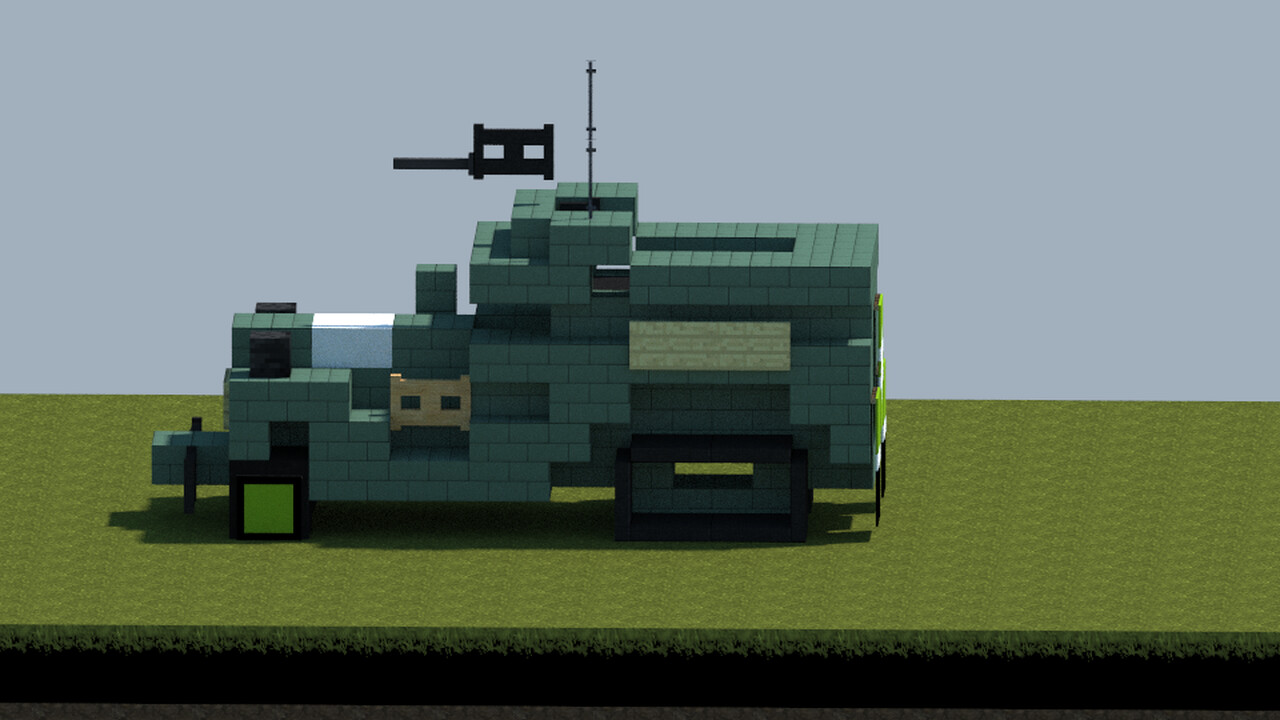 US M3A1 Halftrack [With Download] Minecraft Map