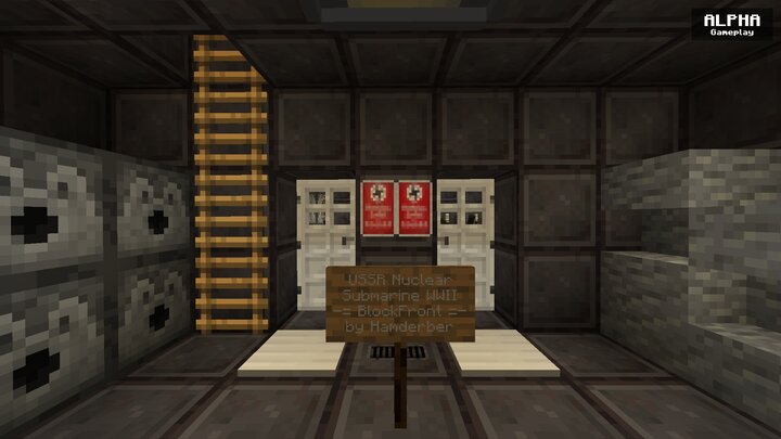 BlockFront USSR Submarine Minecraft Map