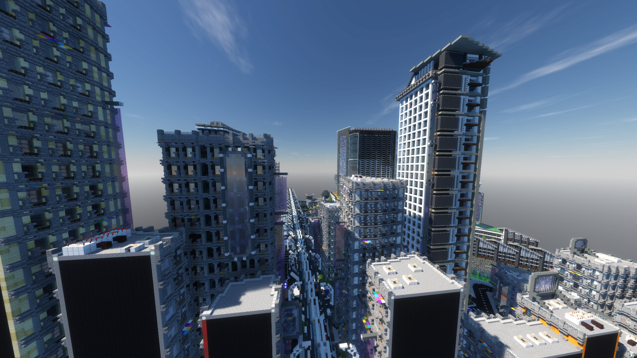 CyberPunk city Minecraft Map