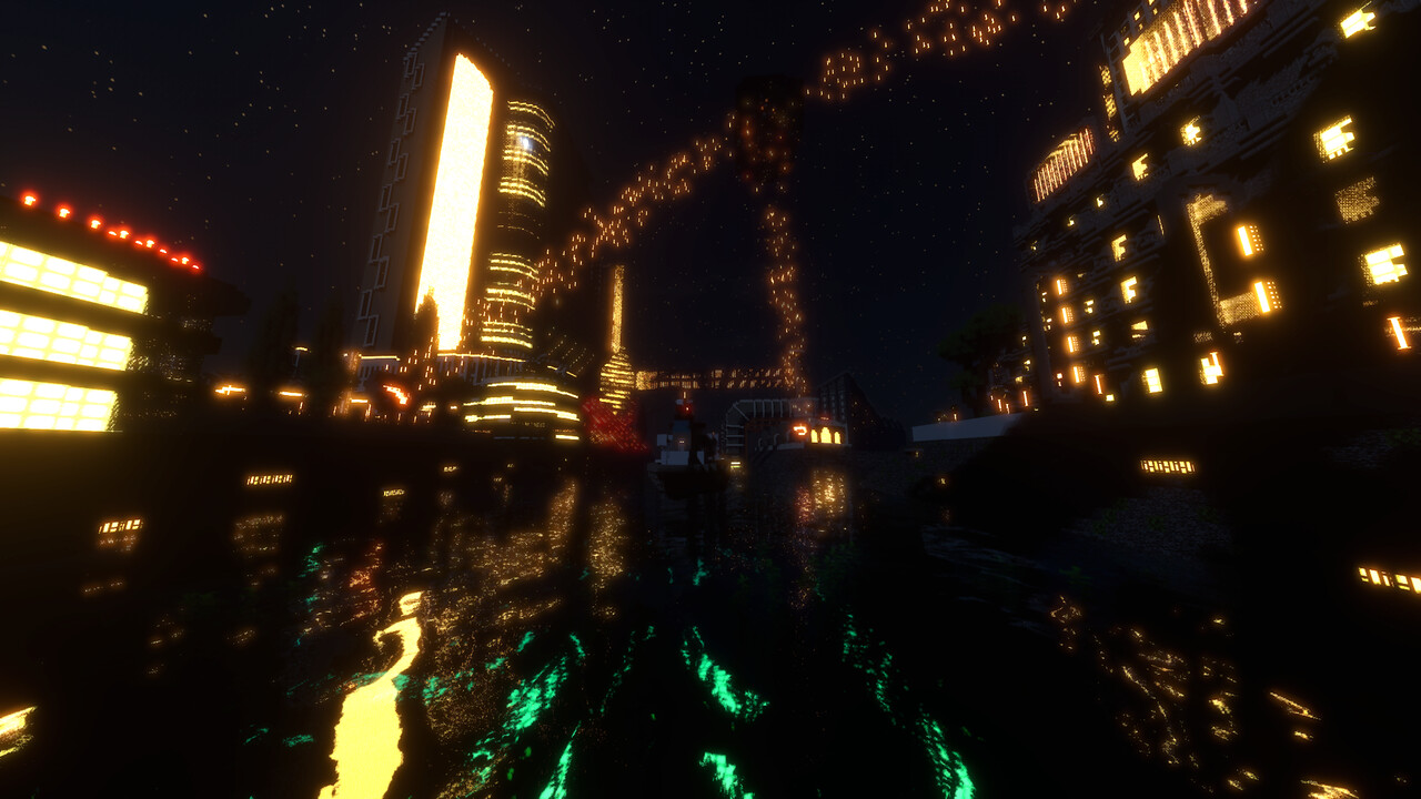 CyberPunk city Minecraft Map