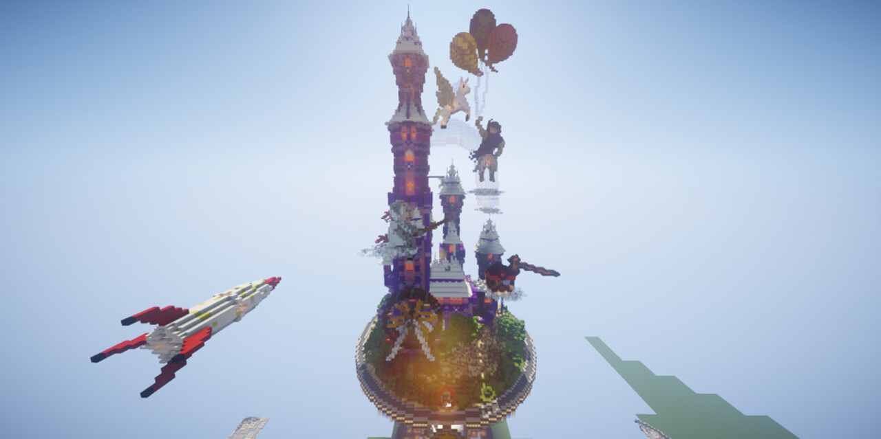 Sci-fi style Lobby/hub Minecraft Map