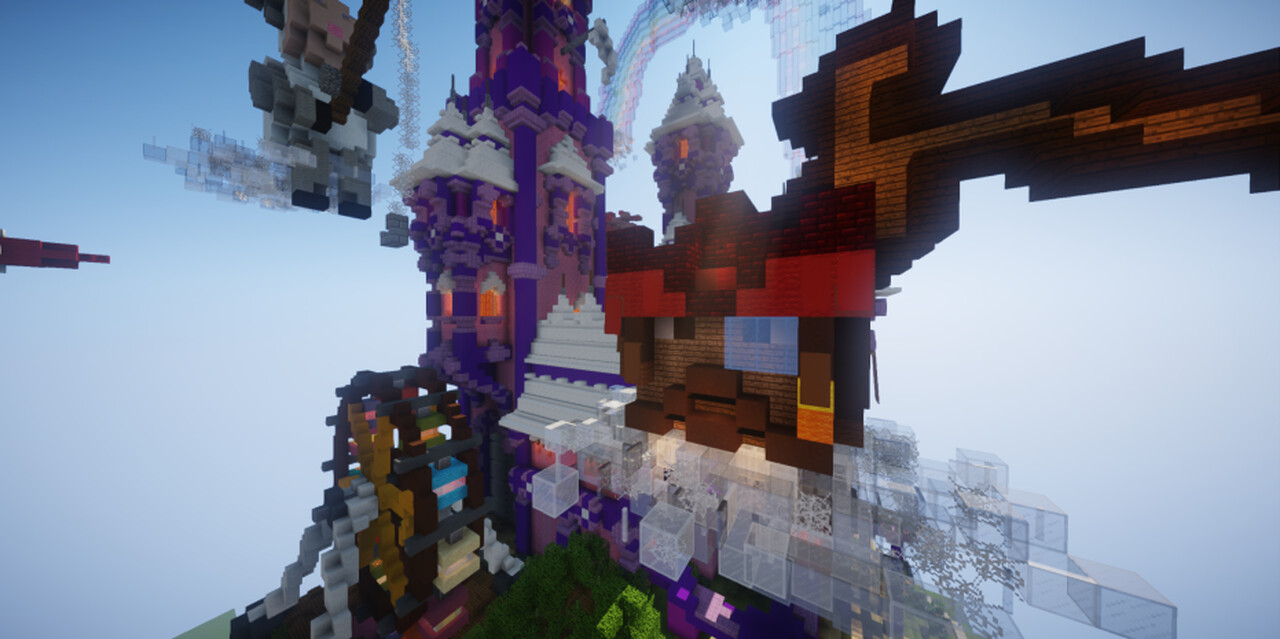 Sci-fi style Lobby/hub Minecraft Map