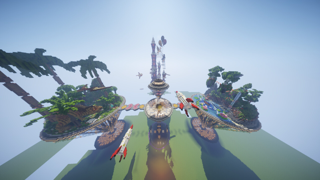 Sci-fi style Lobby/hub Minecraft Map