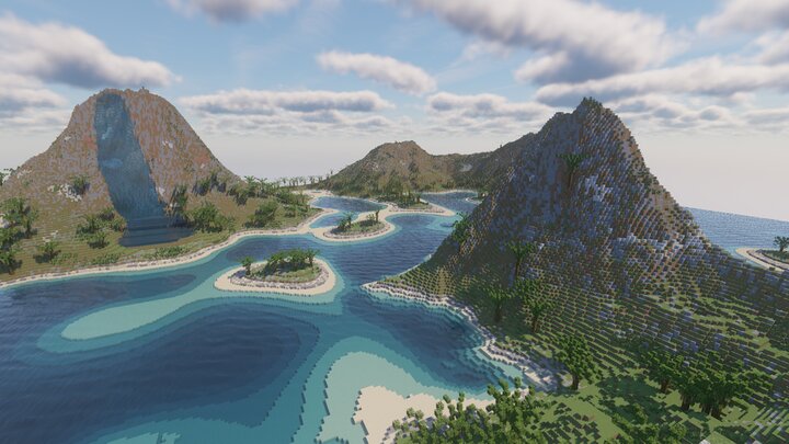 Tropical Island Minecraft Map
