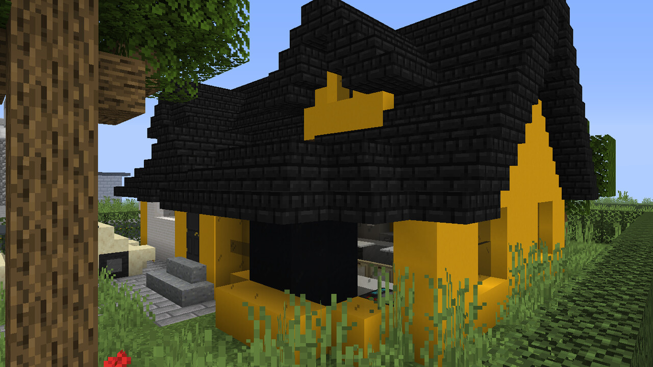 Yellow Suburban House Minecraft Map