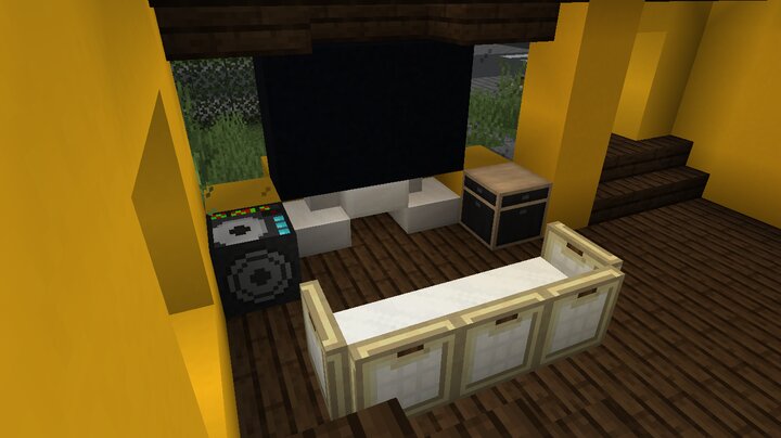 Yellow Suburban House Minecraft Map