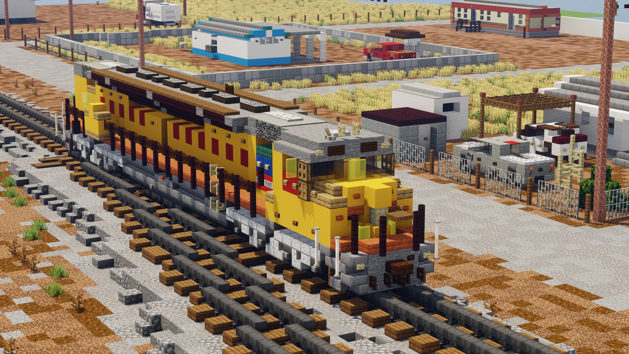 Union Pacific EMD DDA40X Diesel Locomotive Minecraft Map