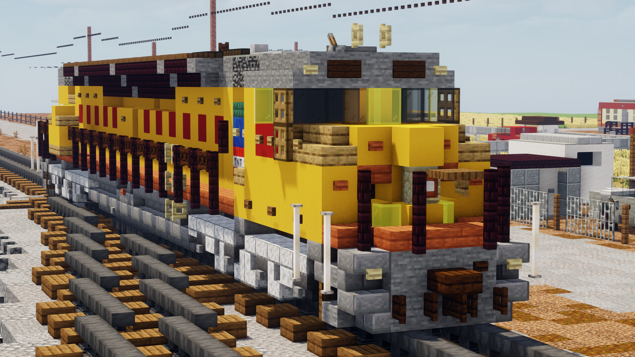 Union Pacific EMD DDA40X Diesel Locomotive Minecraft Map