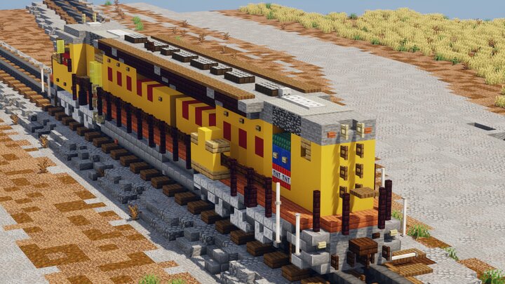 Union Pacific EMD DDA40X Diesel Locomotive Minecraft Map
