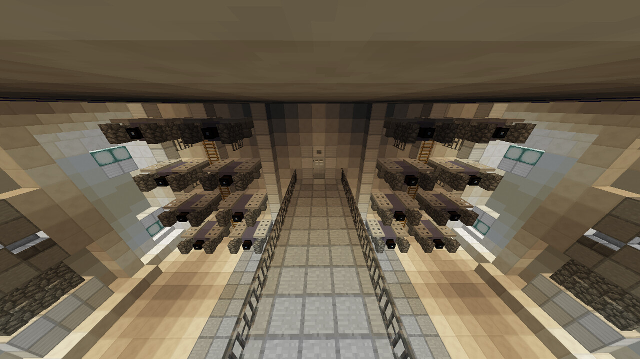 'LIBERA Class' Carrier; Spaceship Build Minecraft Map