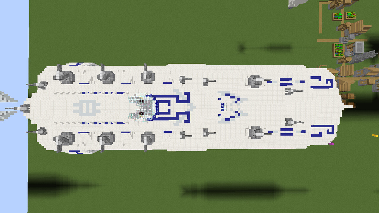 'LIBERA Class' Carrier; Spaceship Build Minecraft Map