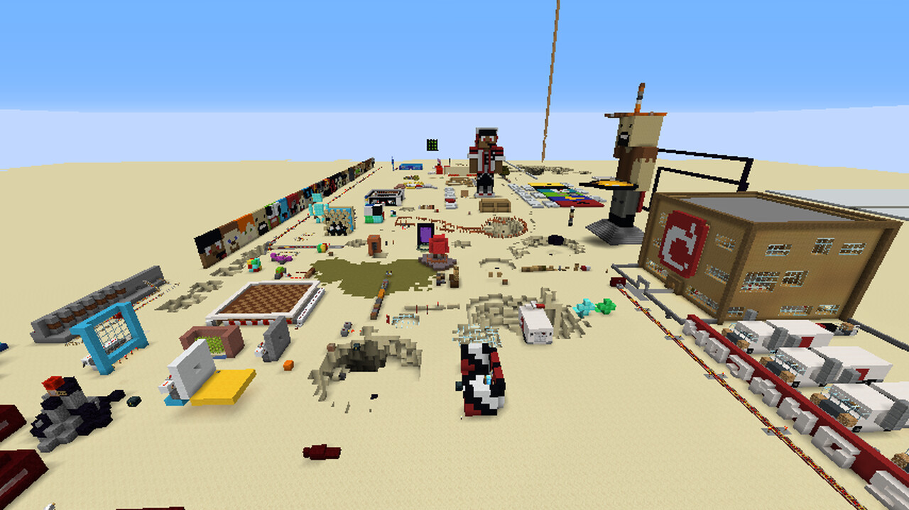 Stunt World Showcase Minecraft Map