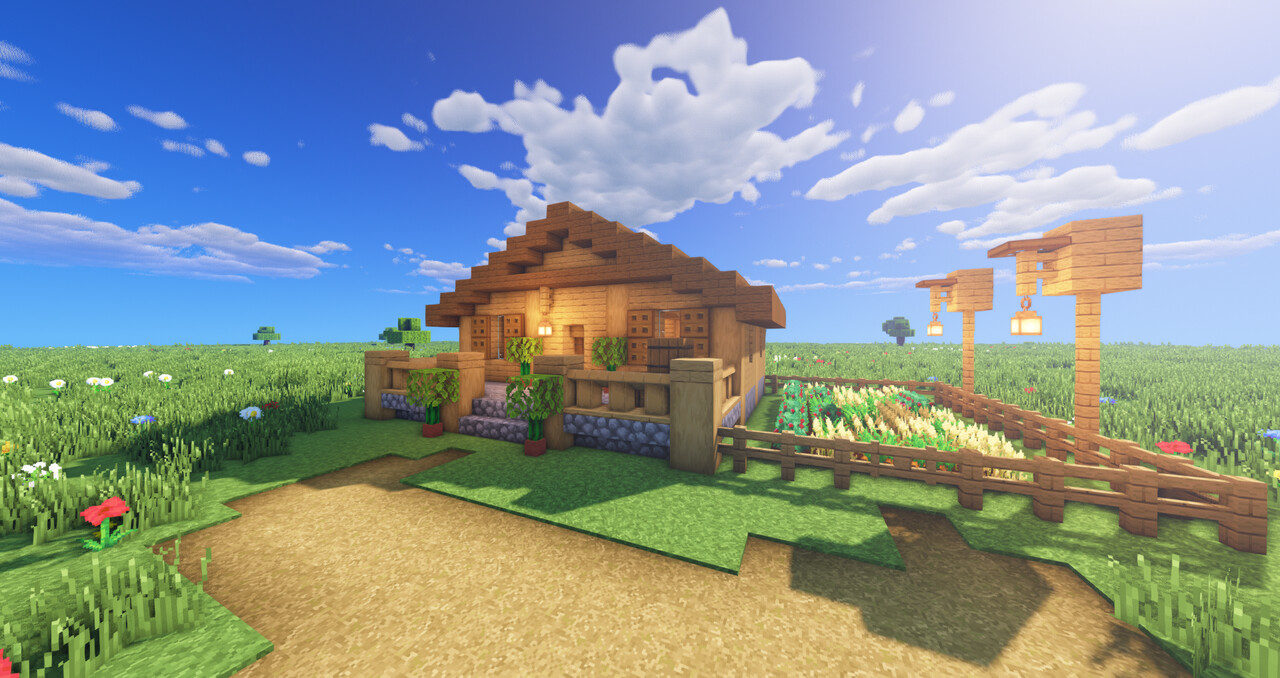 Cozy Cabin House Minecraft Map