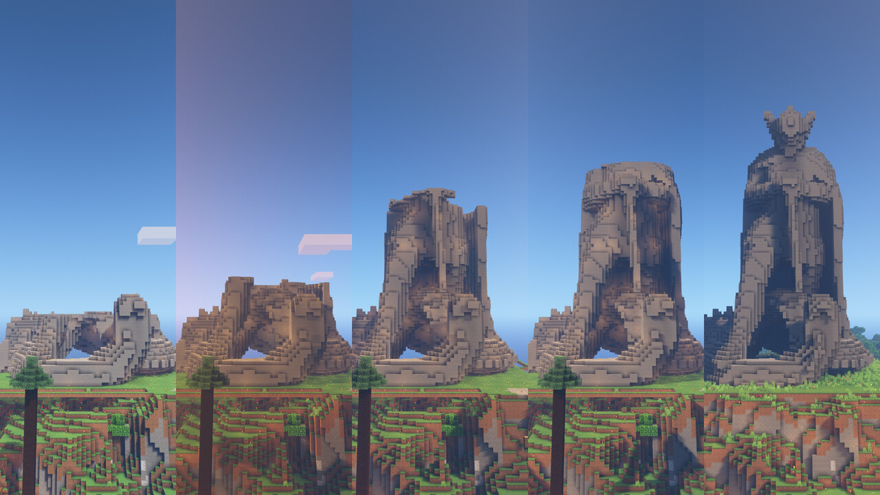 Talos Statue - Built in Survival Minecraft Map