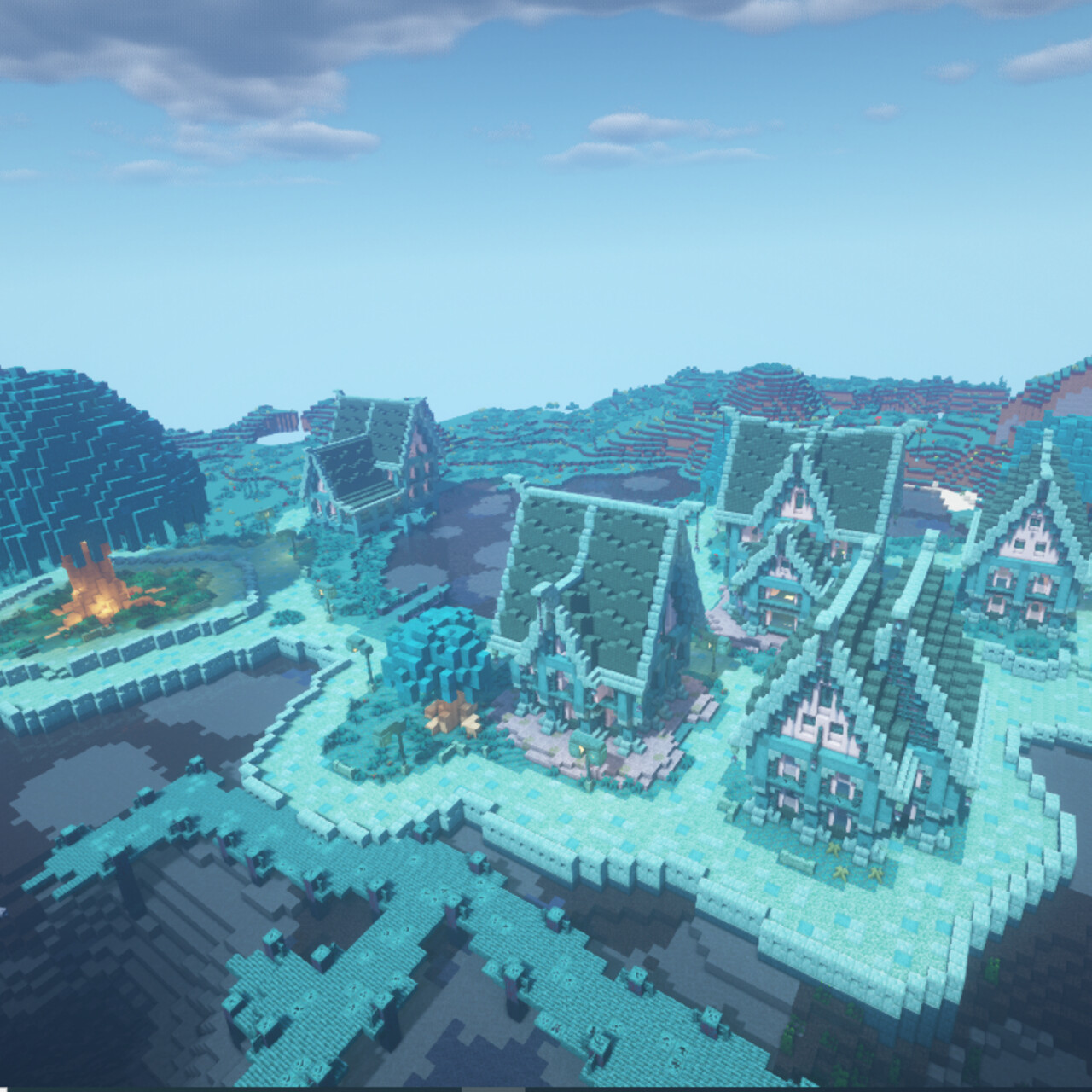 Blue Valley (Cidade Medieval) | (Medieval City) Minecraft Map