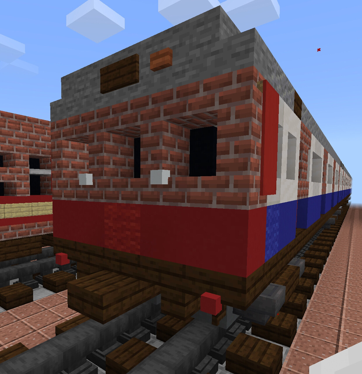 London Underground C-Stock 4 car subway train Minecraft Map