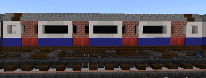 London Underground C-Stock 4 car subway train Minecraft Map