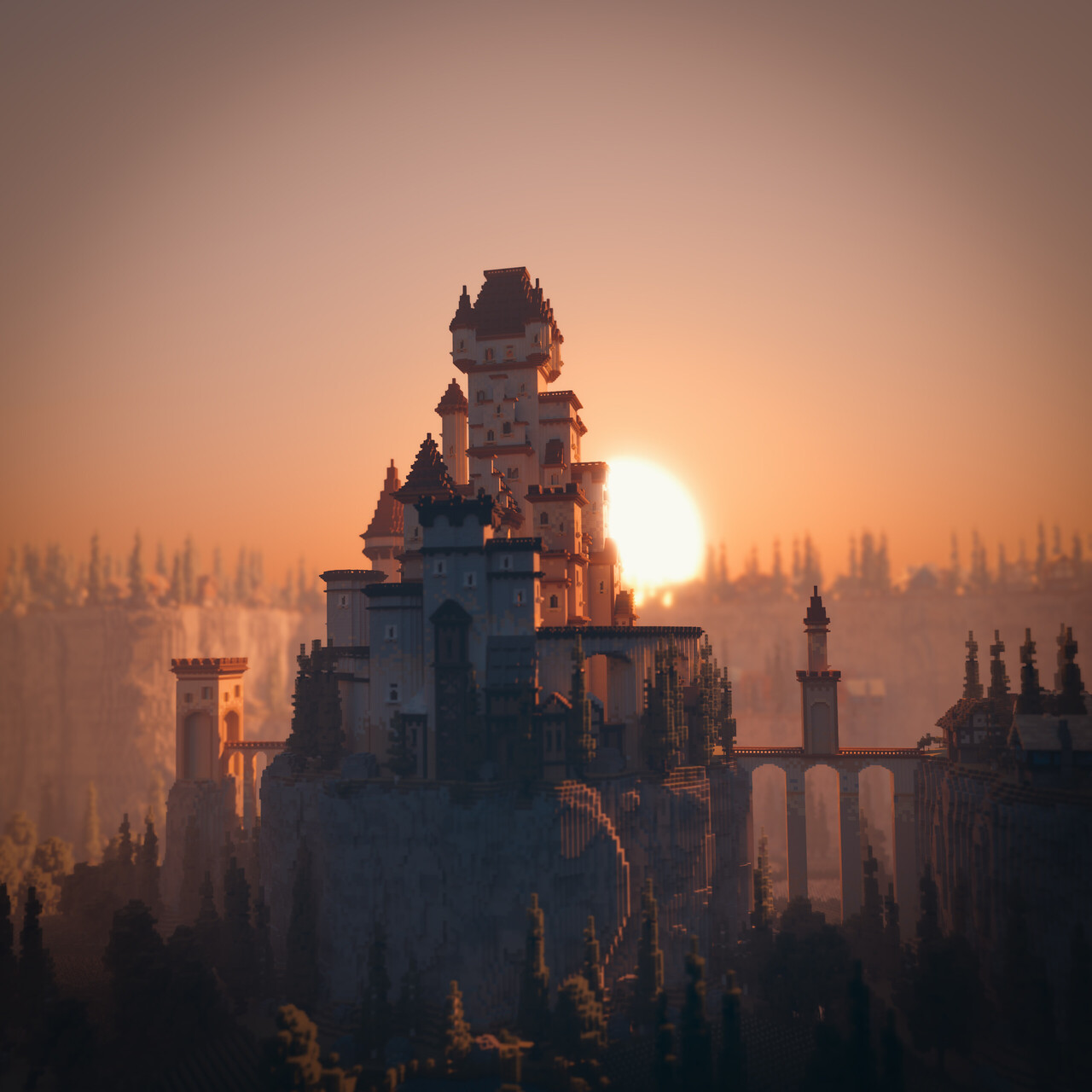 sunset Minecraft Map