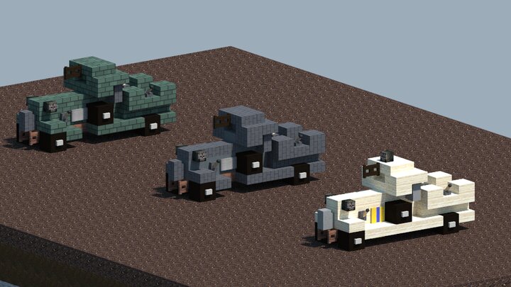 Rolls-Royce Armoured Car WW1 [With Download] Minecraft Map
