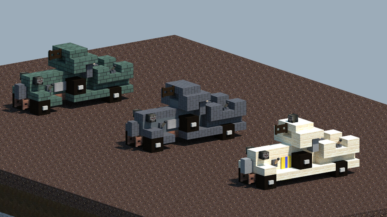 Rolls-Royce Armoured Car WW1 [With Download] Minecraft Map