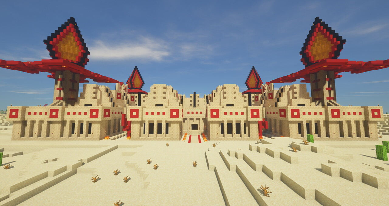 The Burning Desert - The Prison Minecraft Map