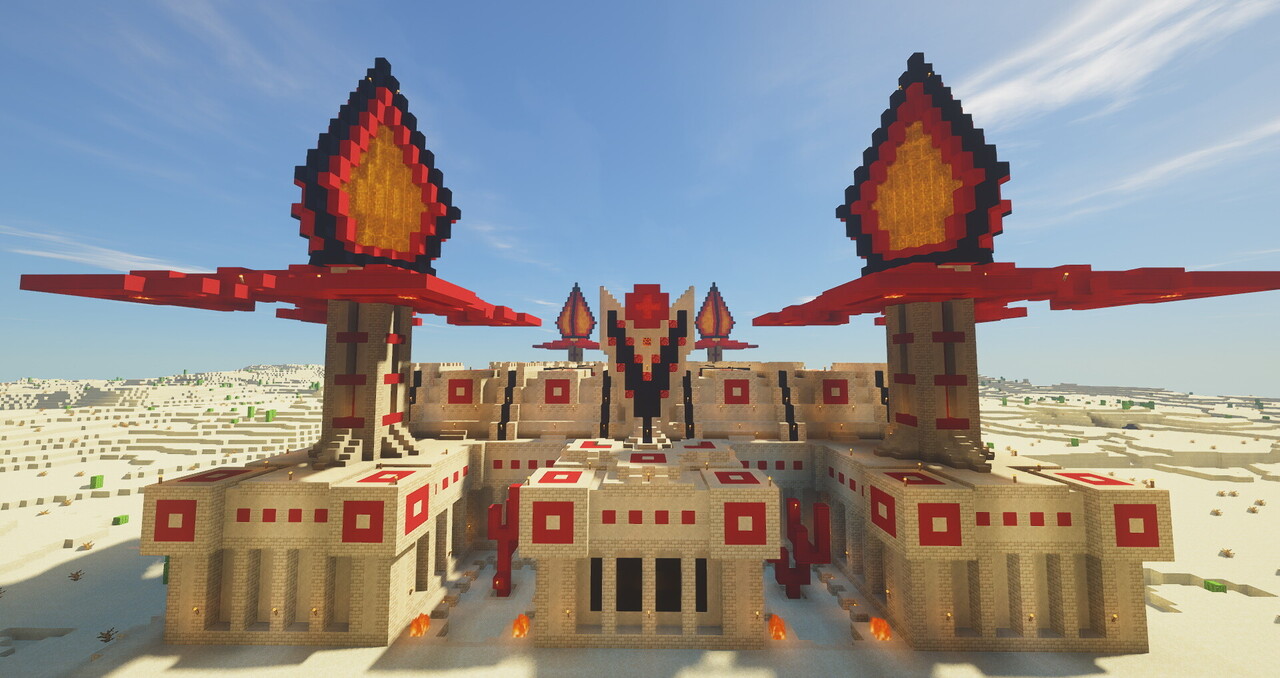 The Burning Desert - The Prison Minecraft Map