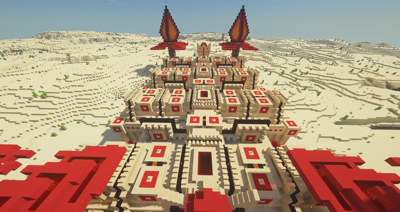 The Burning Desert - The Prison Minecraft Map