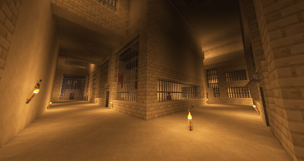 The Burning Desert - The Prison Minecraft Map