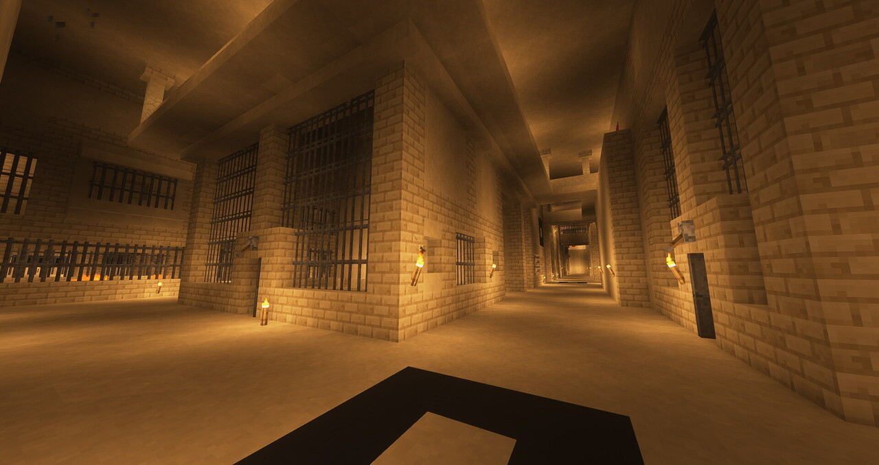 The Burning Desert - The Prison Minecraft Map