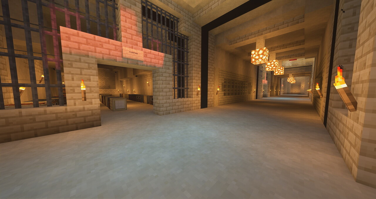 The Burning Desert - The Prison Minecraft Map