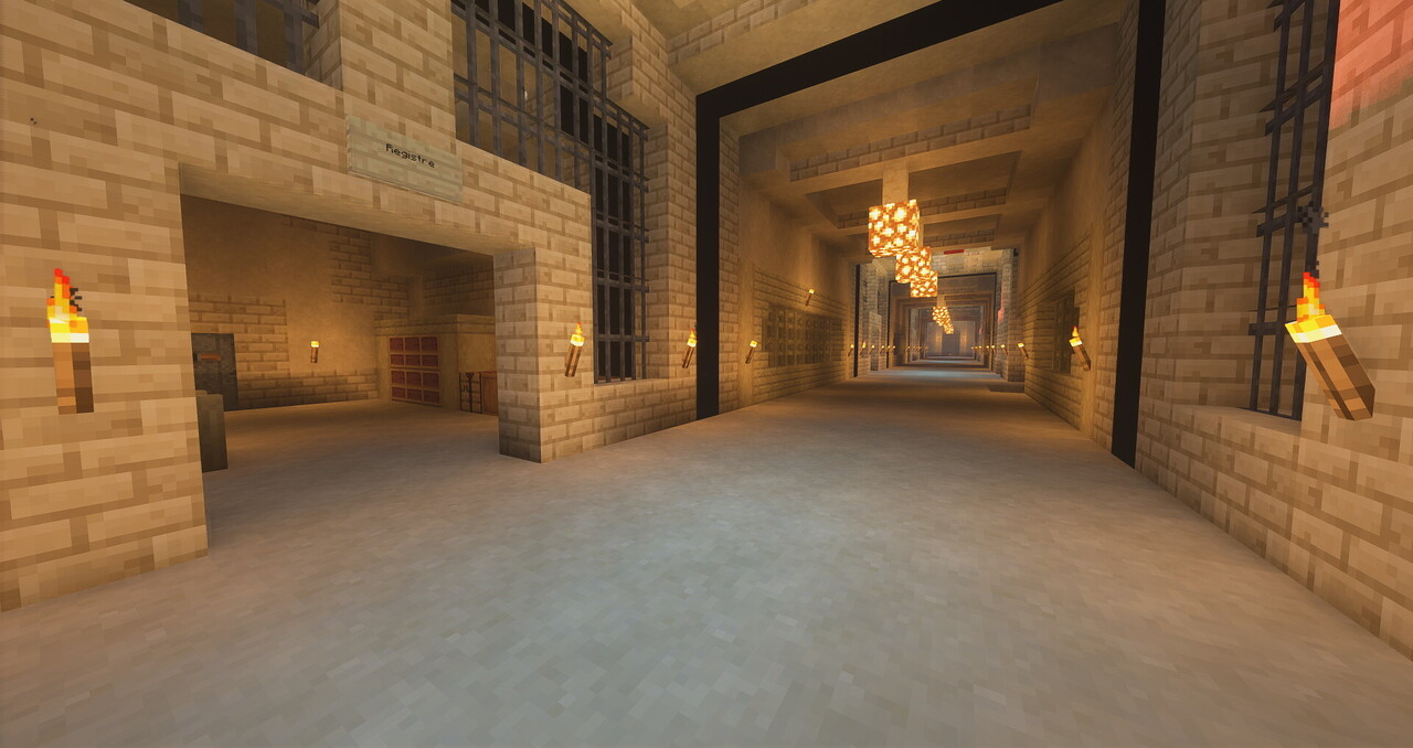 The Burning Desert - The Prison Minecraft Map