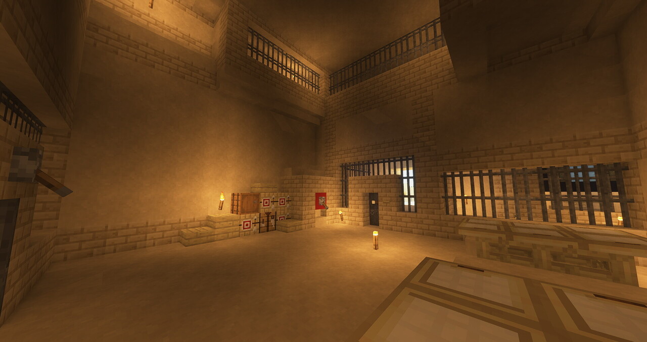 The Burning Desert - The Prison Minecraft Map