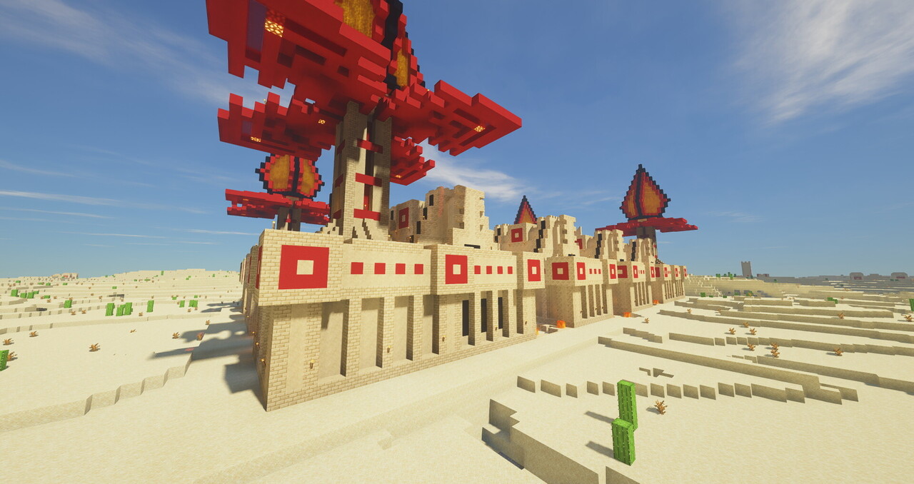 The Burning Desert - The Prison Minecraft Map