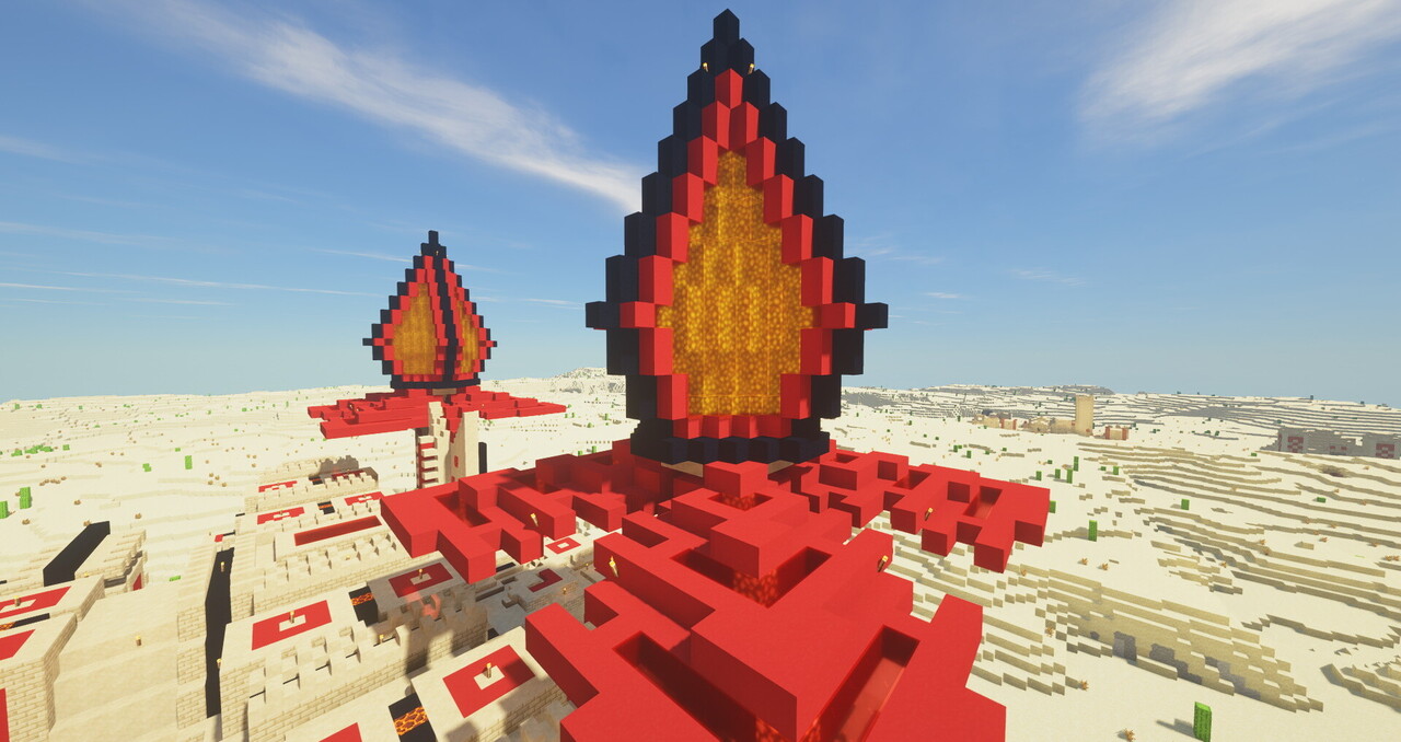 The Burning Desert - The Prison Minecraft Map