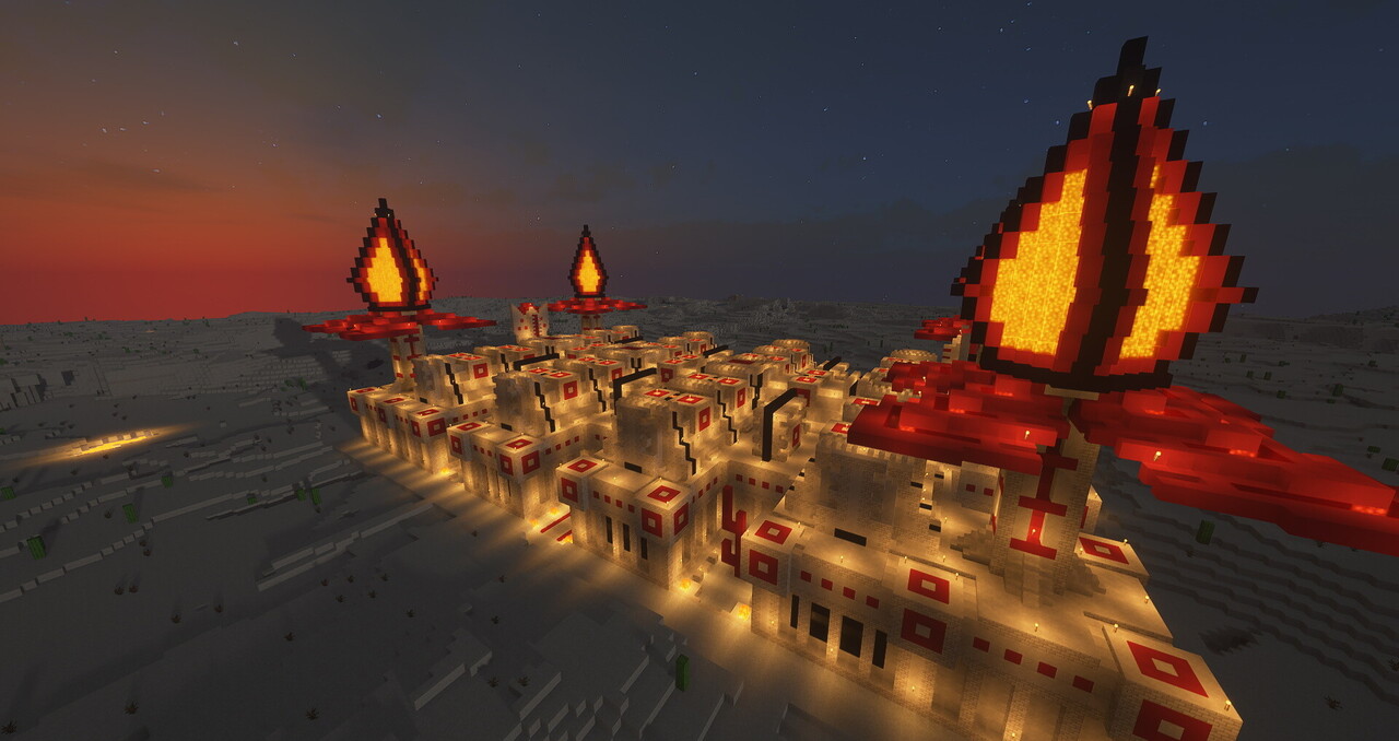 The Burning Desert - The Prison Minecraft Map