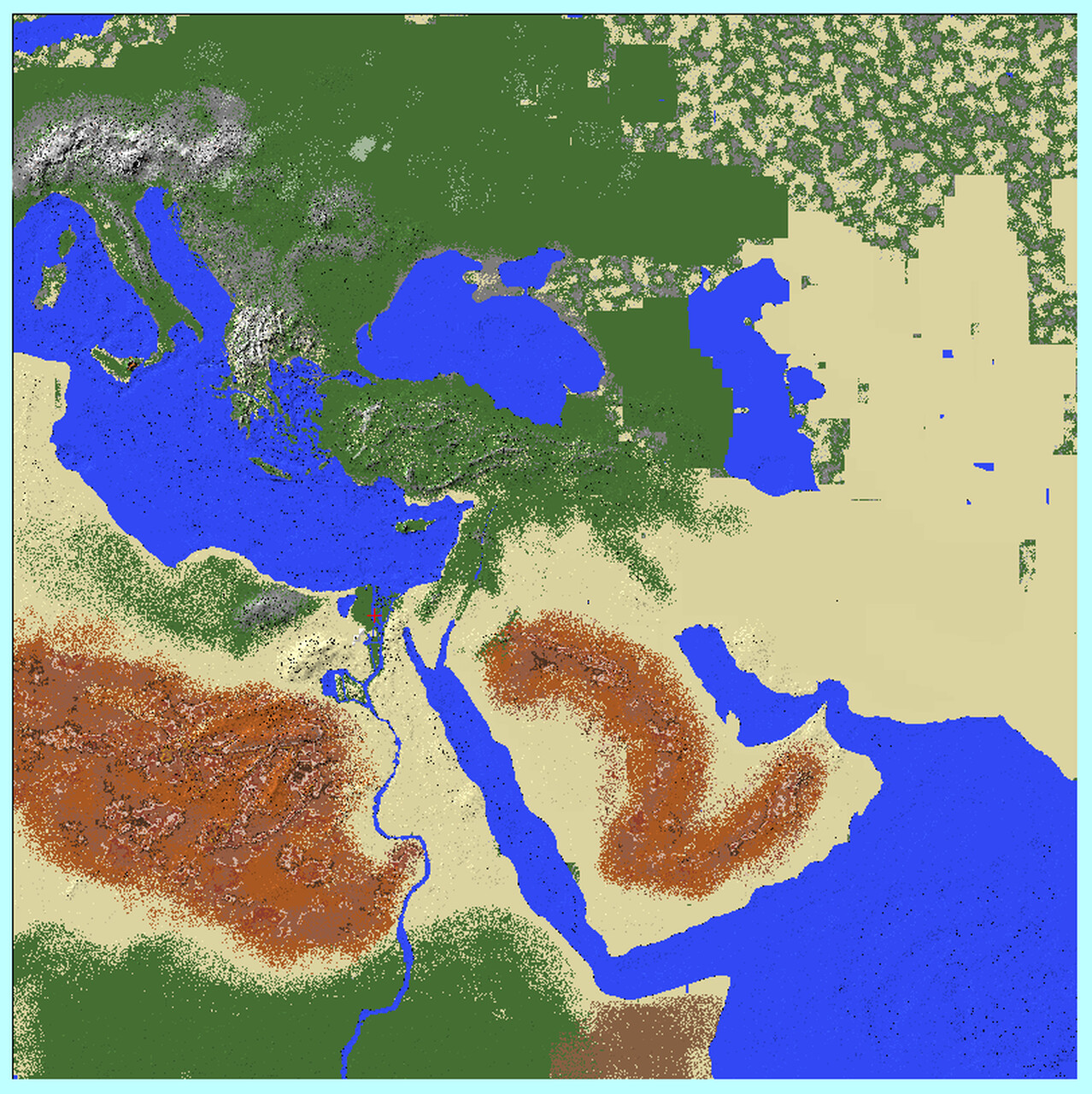 The Middle East Minecraft Map