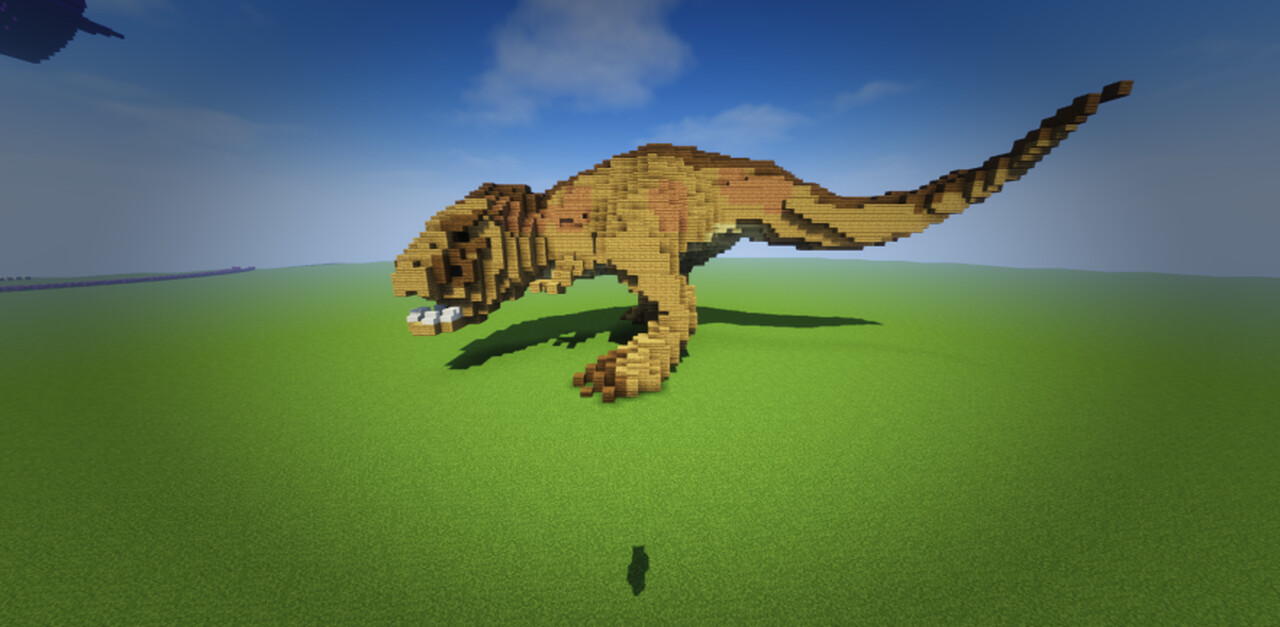 Dangerous T-rex Minecraft Map