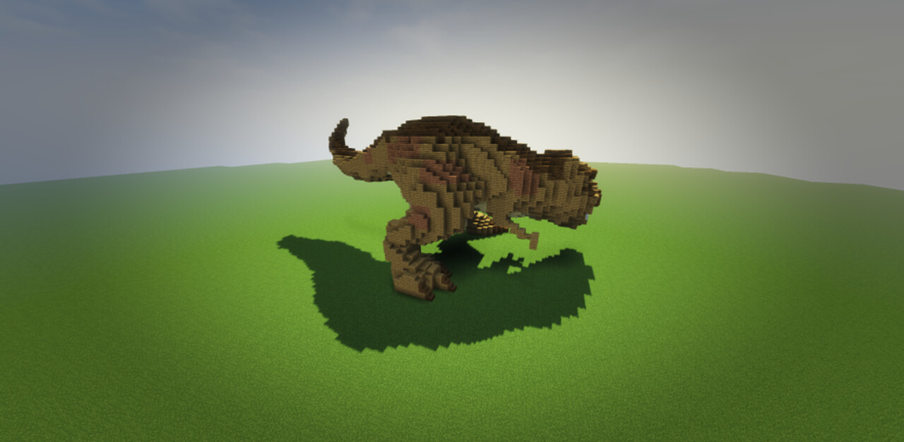 Dangerous T-rex Minecraft Map