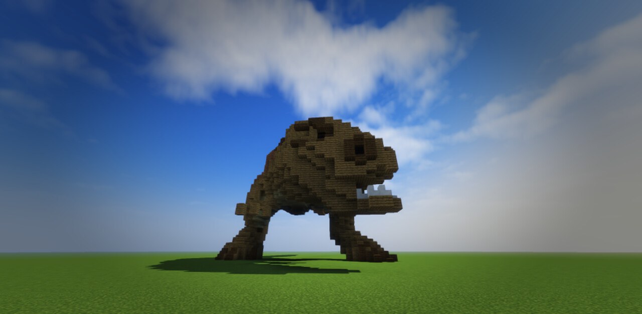Dangerous T-rex Minecraft Map