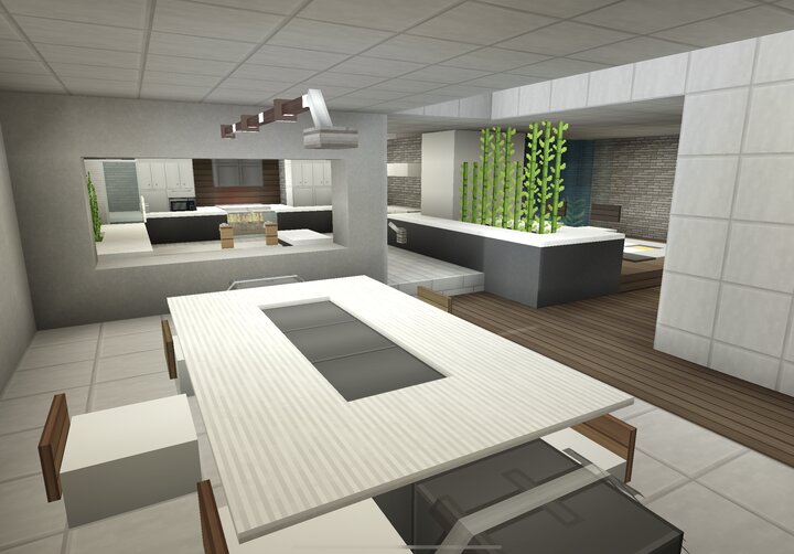 Modern Kitchen Design 3 Minecraft Map