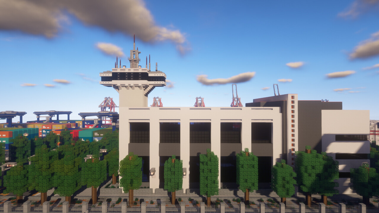 Dalenberg Seaport | 1000x600 blocks Minecraft Map