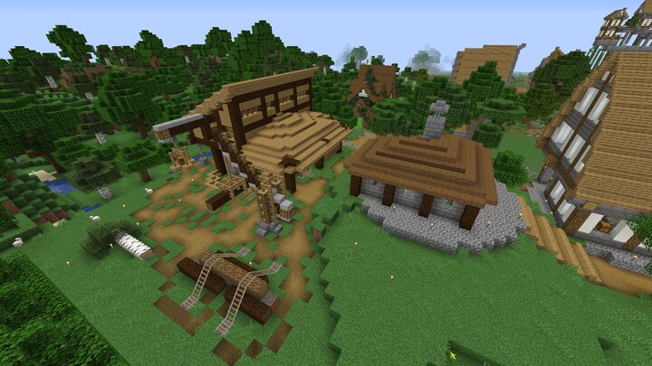 Unser Kleines Dorf Minecraft Map