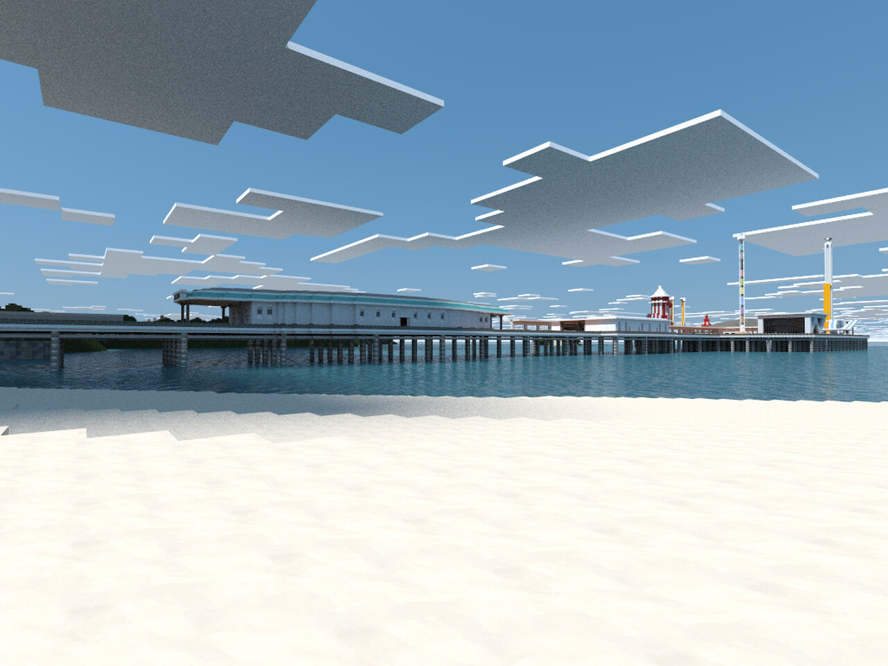 Mineopolis Palace Pier | Mineopolis and the Countryside Minecraft Map