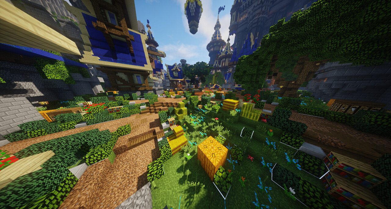 ⭐ EXCLUSIVE ⭐ Island Castle - AliensBuilds 🌴 Minecraft Map