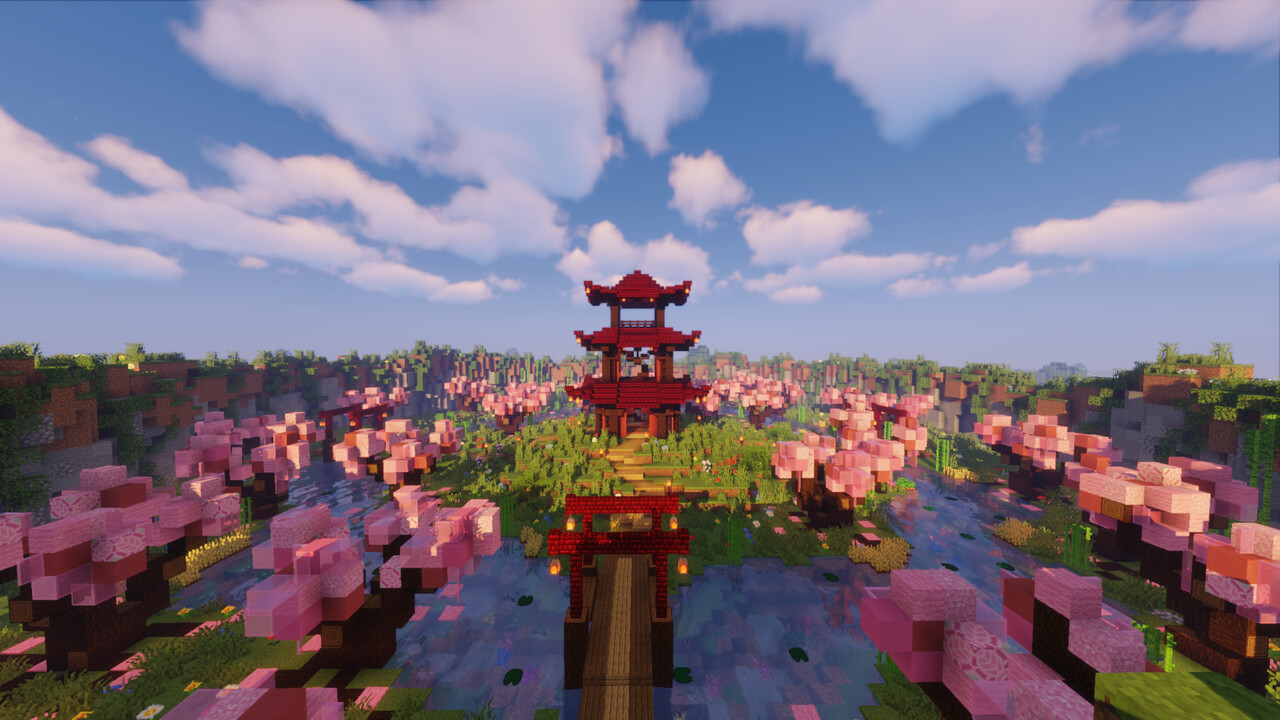 Minecraft Japanese Garden Minecraft Map