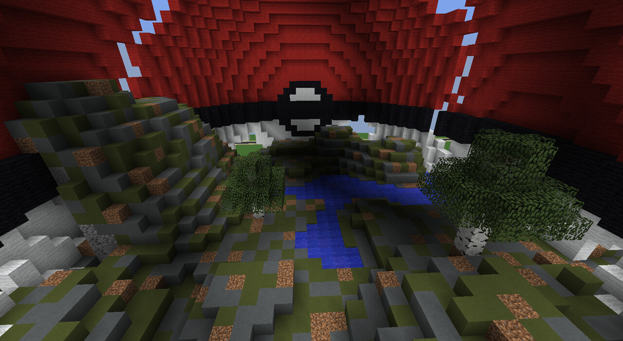 Pokeball Island Minecraft Map