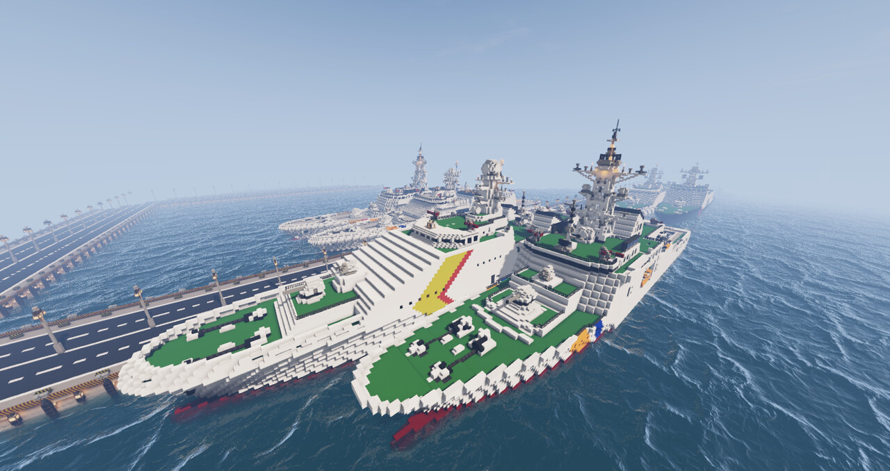 Update project. Coast Guard Base & Fix ship of 1/2 - 2020 Minecraft Map