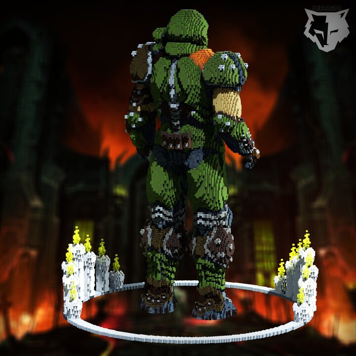 DOOM ETERNAL - Doom Guy Minecraft Map