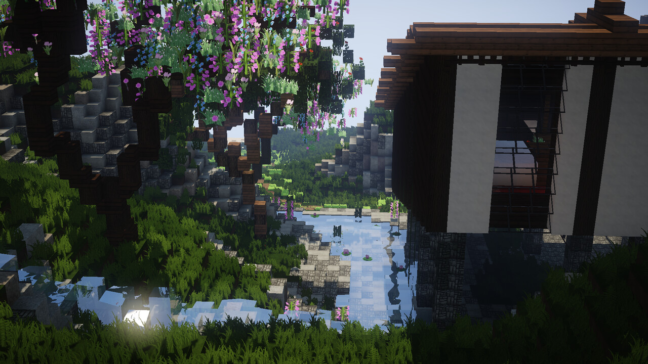 Remastered Japanese Stilt House Minecraft Map